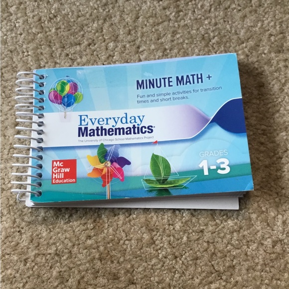 McGraw-Hill | Other | Minute Math Activities Teacher Resource Book ...